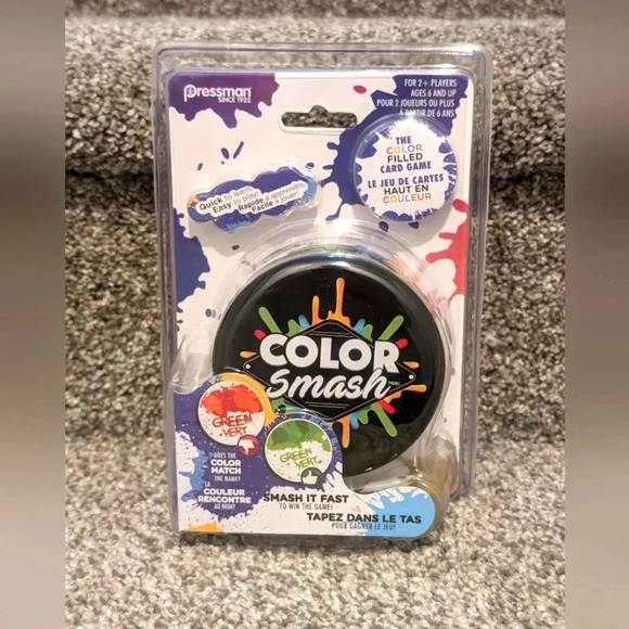 Pressman | Toys | 225 New Color Smash Card Game | Poshmark